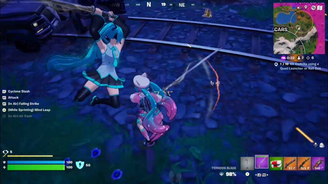 Miku vs Miku swordfight - YouTube