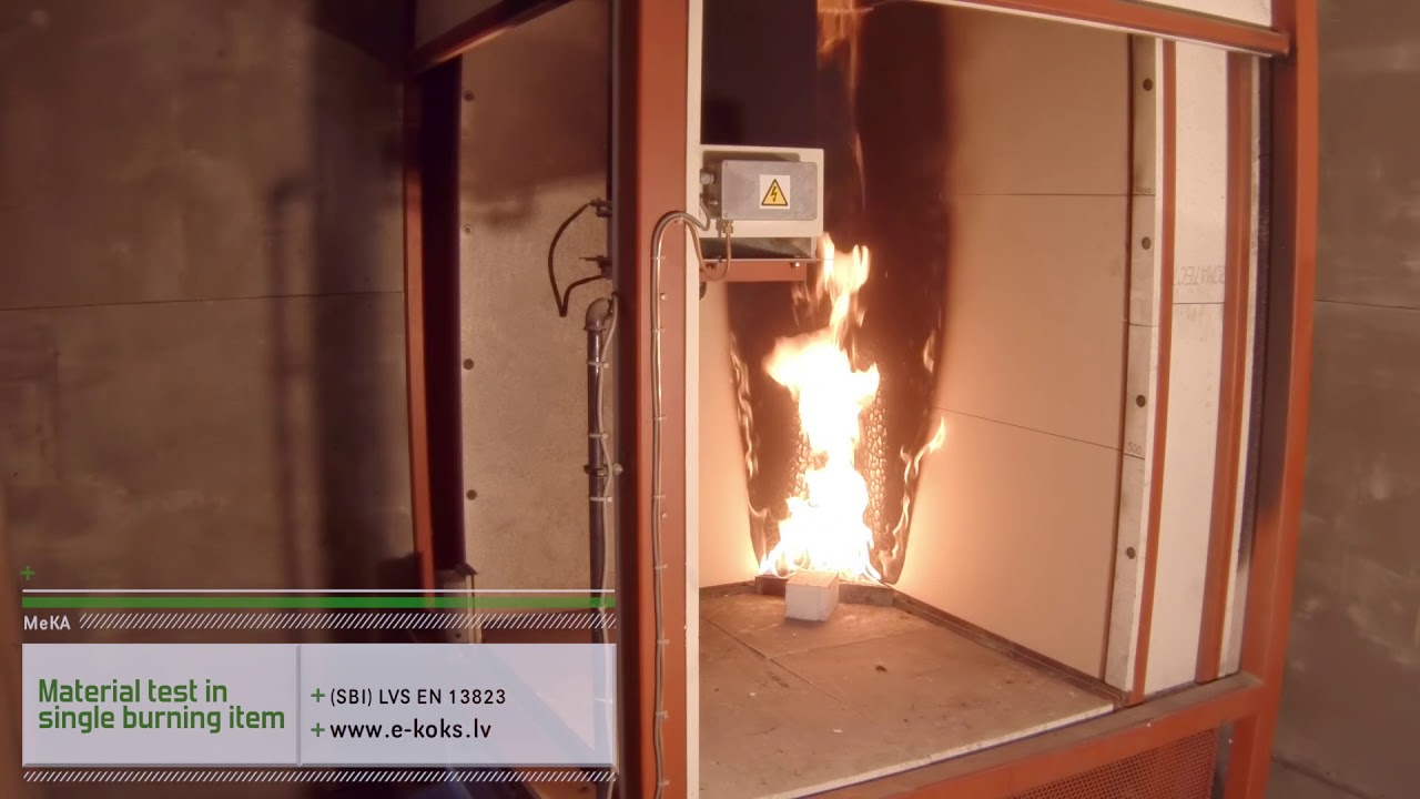 Reaction to fire testing - YouTube