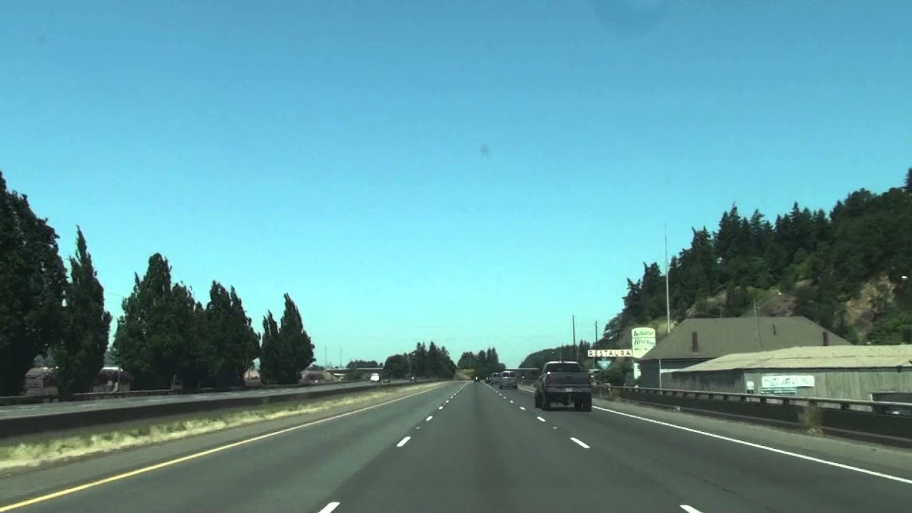 Interstate 5 In Washington, Exit 30 To Exit 31 Kalama, WA 98625 - YouTube
