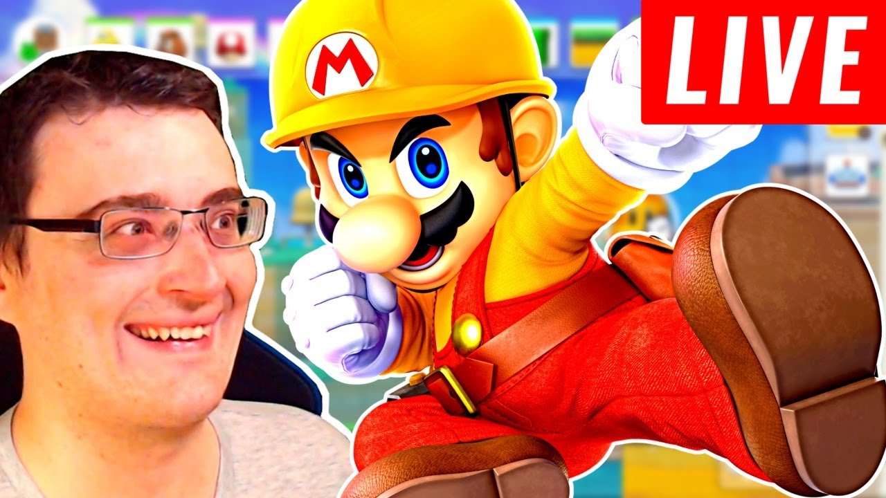 ab 10 Uhr: MARIO MAKER 2! Mal gucken, was wir machen ;D - YouTube