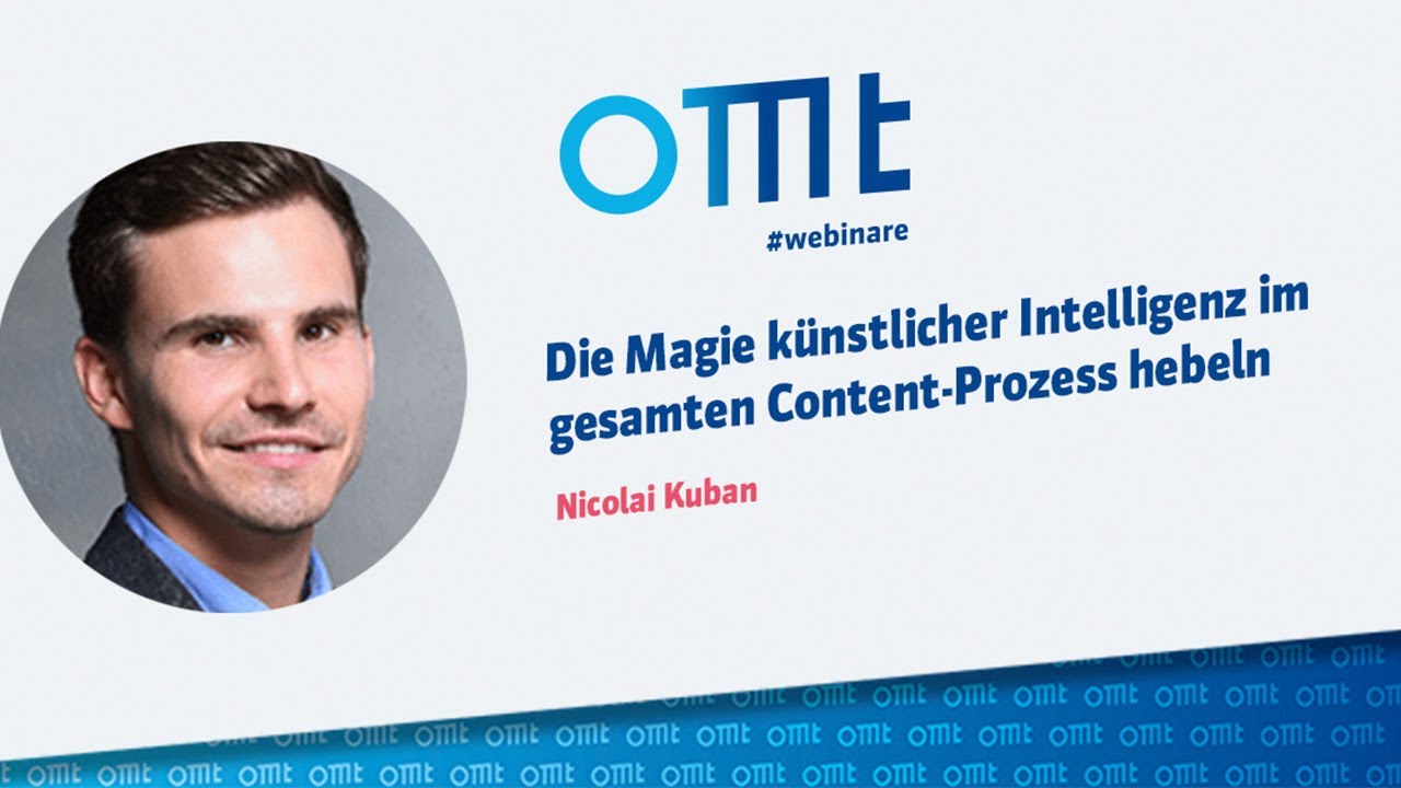 Die Magie künstlicher Intelligenz im gesamten Content Prozess hebeln ...