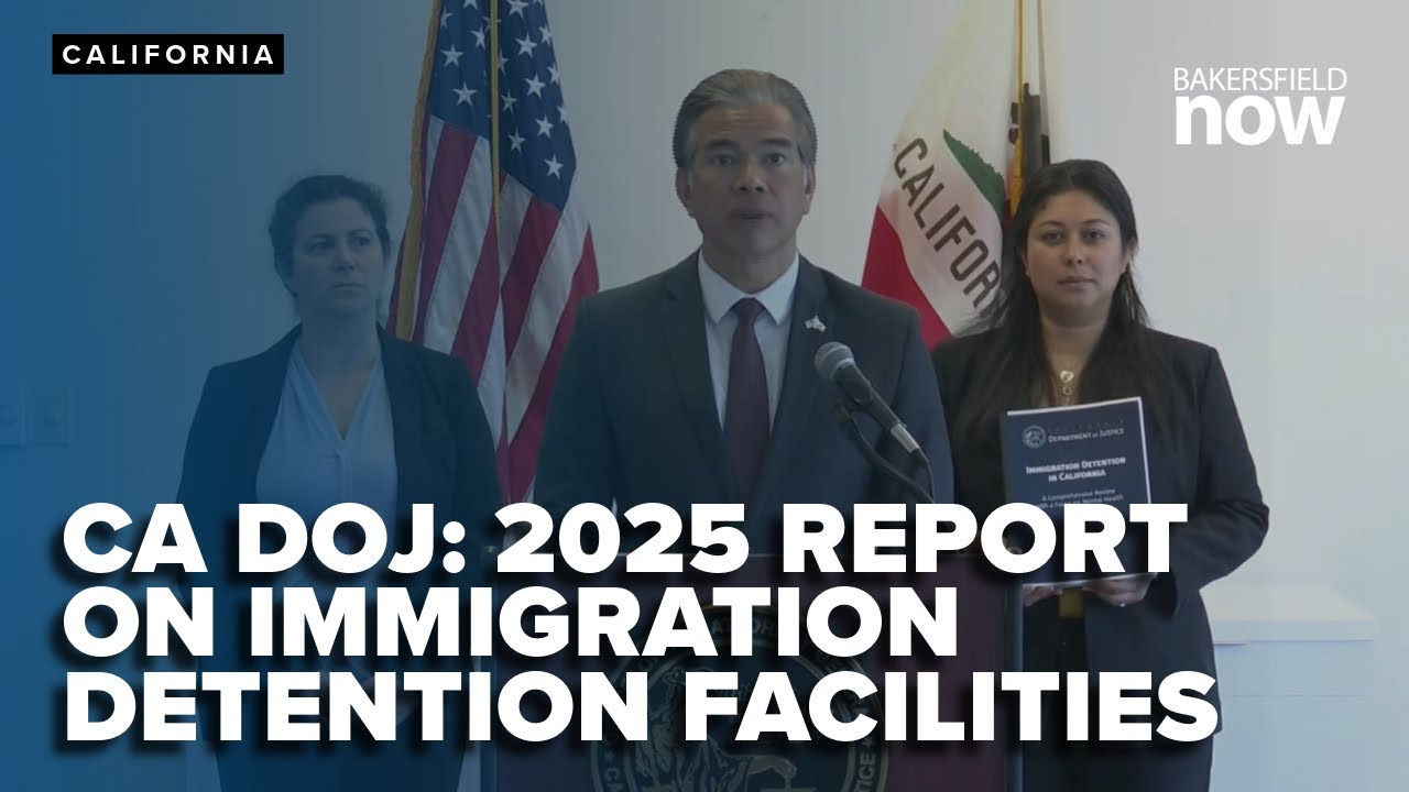 CA DOJ releases 2025 report on immigration detention facilities ...