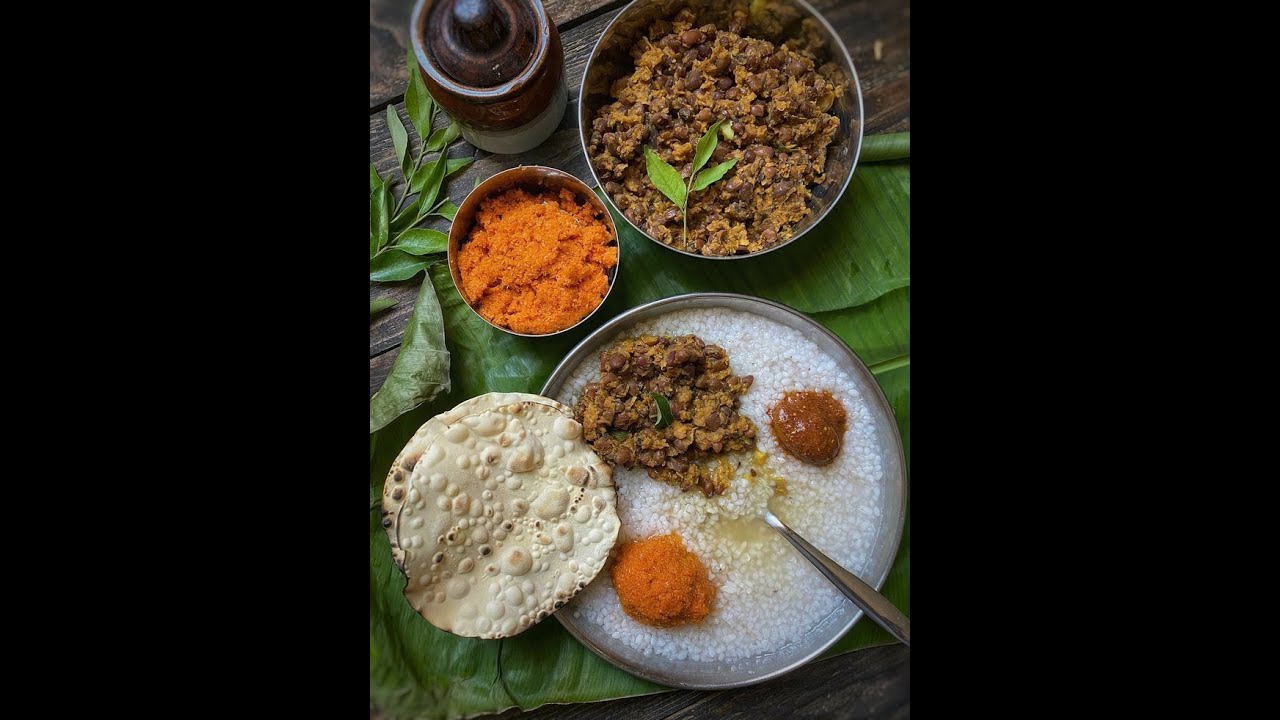 TASTY KANJI/RICE PORRIDGE RECIPE with fish fry and curry - YouTube
