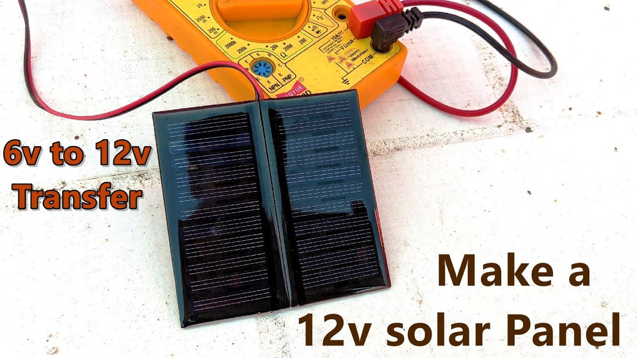 Make A 12v Solar Panel Convert From Two 6v Solar Panel POWER GEN make-a-12v-solar-panel-convert-from-two-6v-solar-panel-power-gen