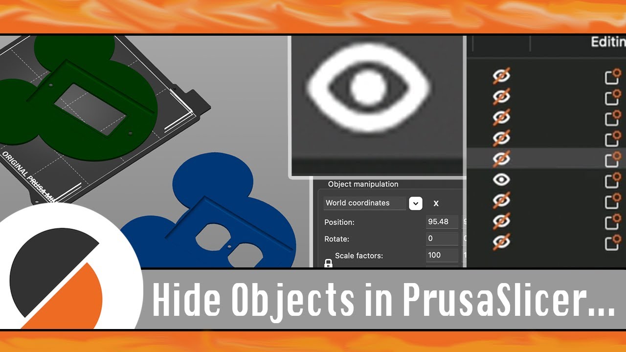 How To Hide Objects In PrusaSlicer YouTube How To Hide Objects In PrusaSlicer YouTube