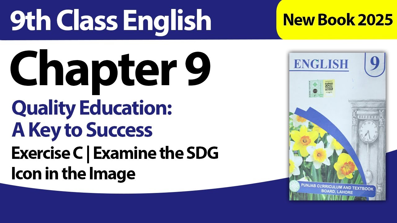 9th Class English Chapter 9 | Exercise C | Examine the SDG Icon in the ...
