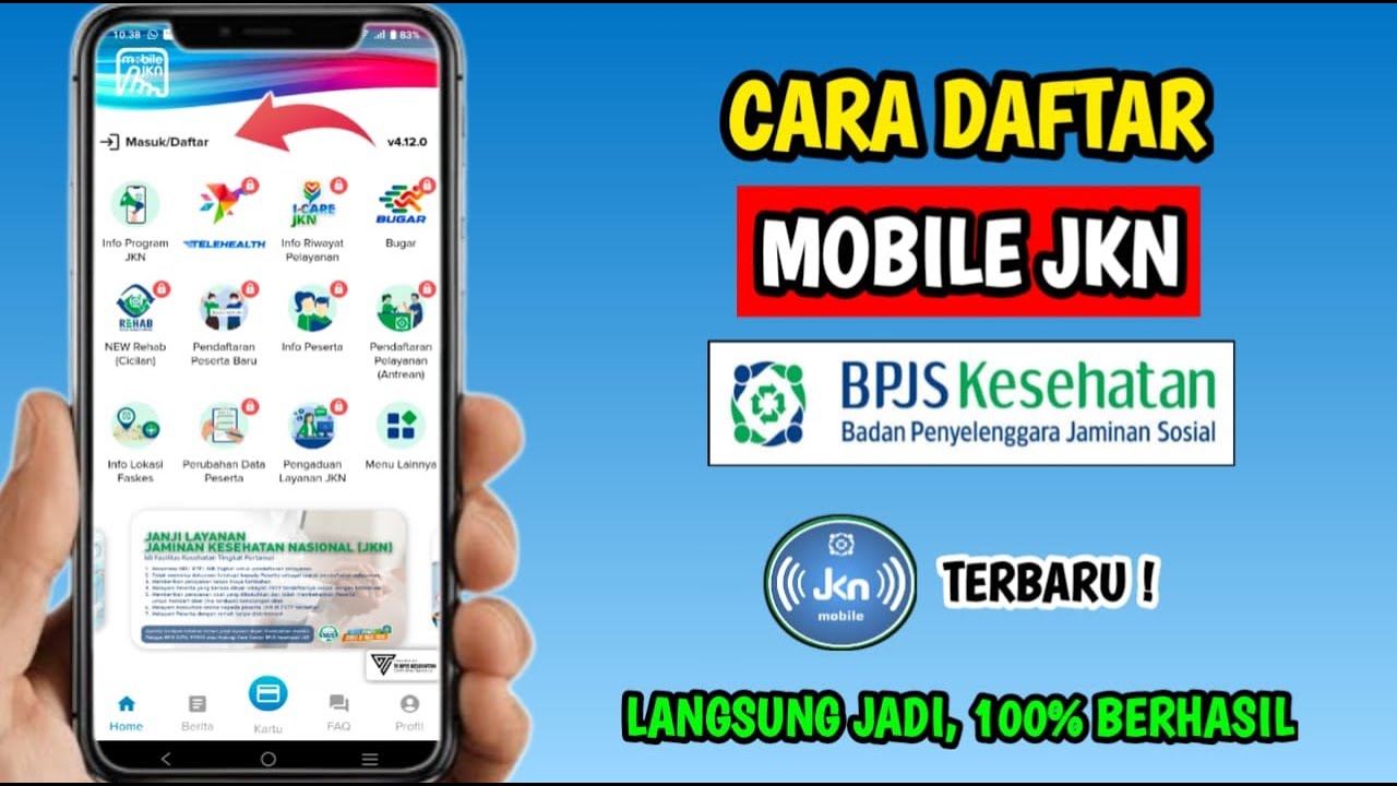 Cara Daftar Mobile JKN | Cara Daftar Mobile JKN BPJS Kesehatan - YouTube
