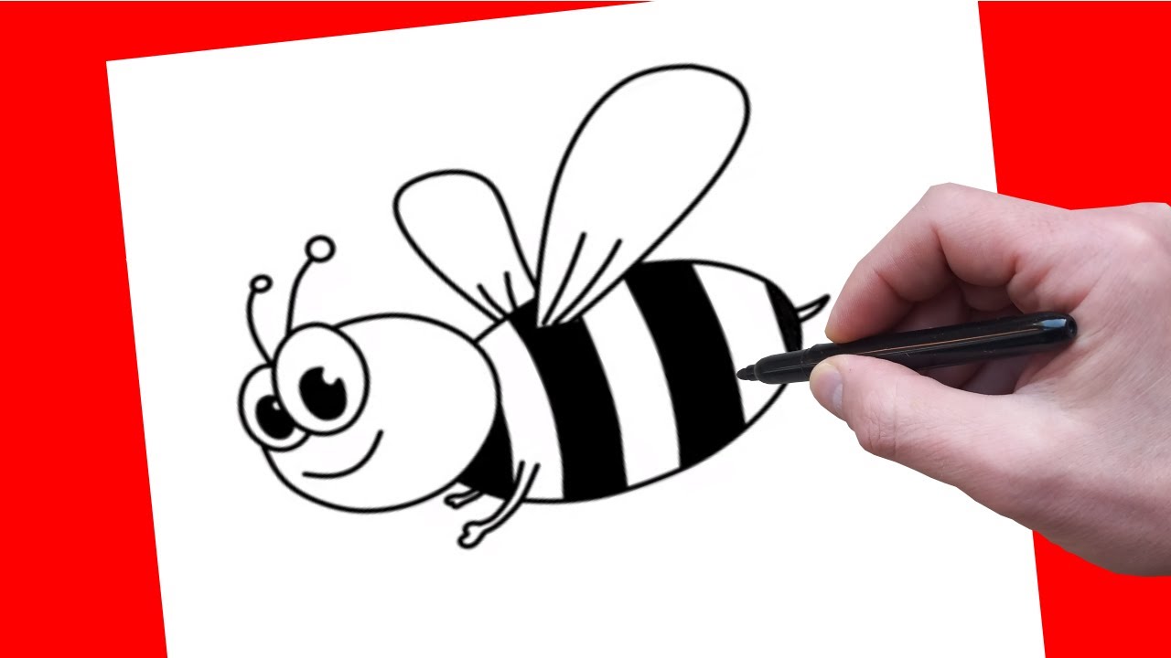 How To Draw A Bee | Easy Bee Drawing Tutorial (Step-by-Step Guide ...