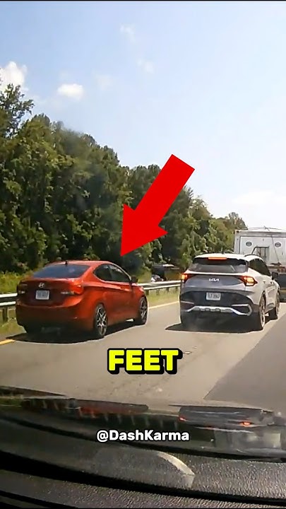 Reckless Driver’s Instant Karma for Trying to Cut Off Traffic Jam #dashcam #karma - YouTube