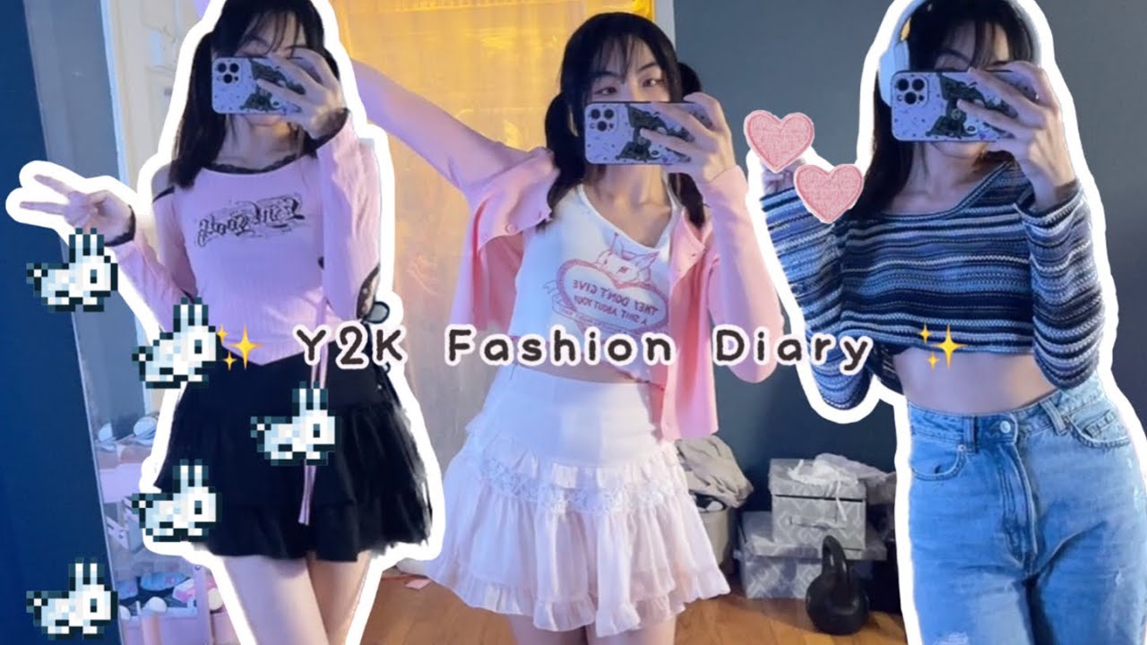 mini y2k fashion diary + put together + outfit ideas + haul | fashion ...