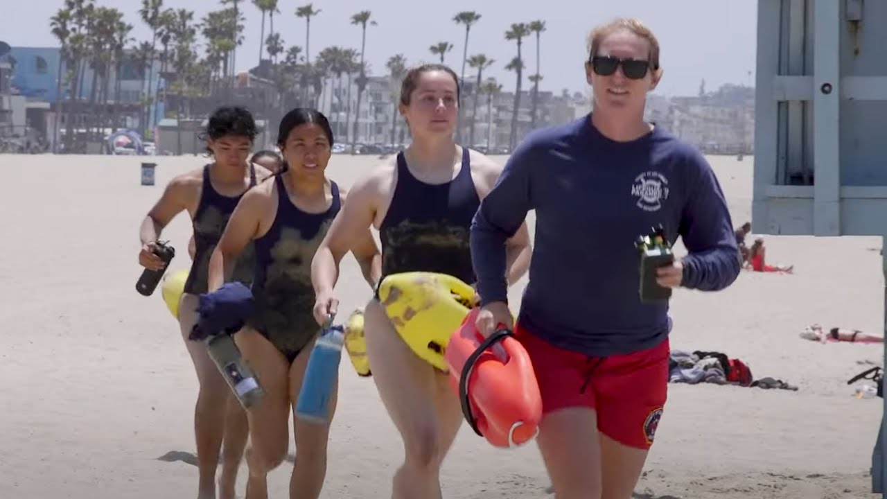 Prep academy trains next-gen lifeguards - YouTube