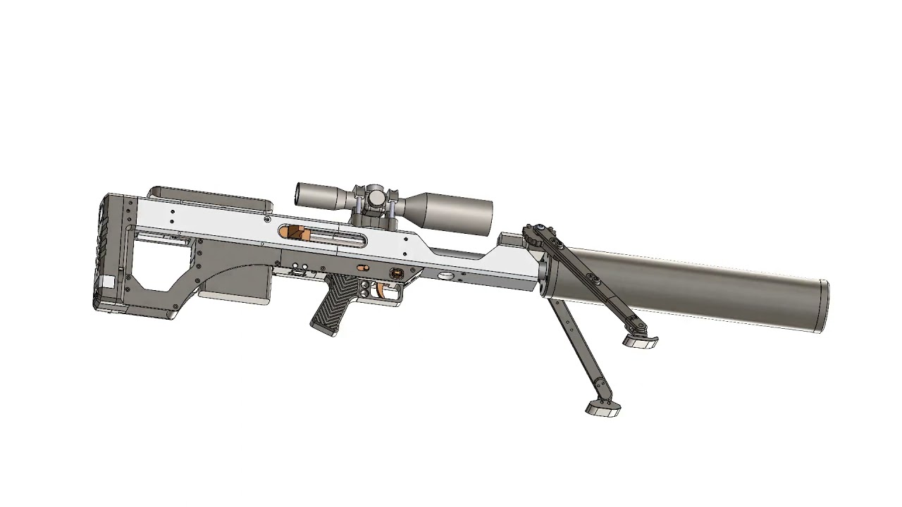 Custom Design Bullpup Airsoft Gun - YouTube