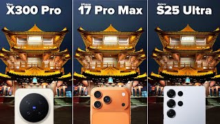 Vivo X300 Pro vs Iphone 17 Pro Max vs Samsung Galaxy S25 Ultra Camera Test