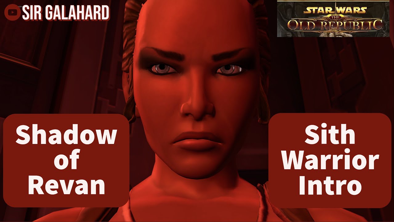SWTOR - Shadow of Revan - Sith Warrior Intro - YouTube