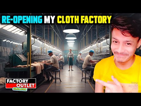 I Finally OPENED My CLOTH FACTORY - Factory Outlet Simulator (#1) - YouTube