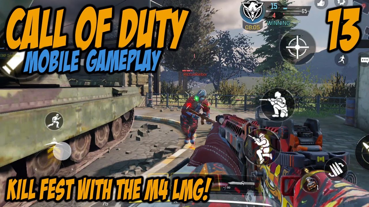 Using LMG and Death Machine! Call of Duty Mobile Gameplay - YouTube