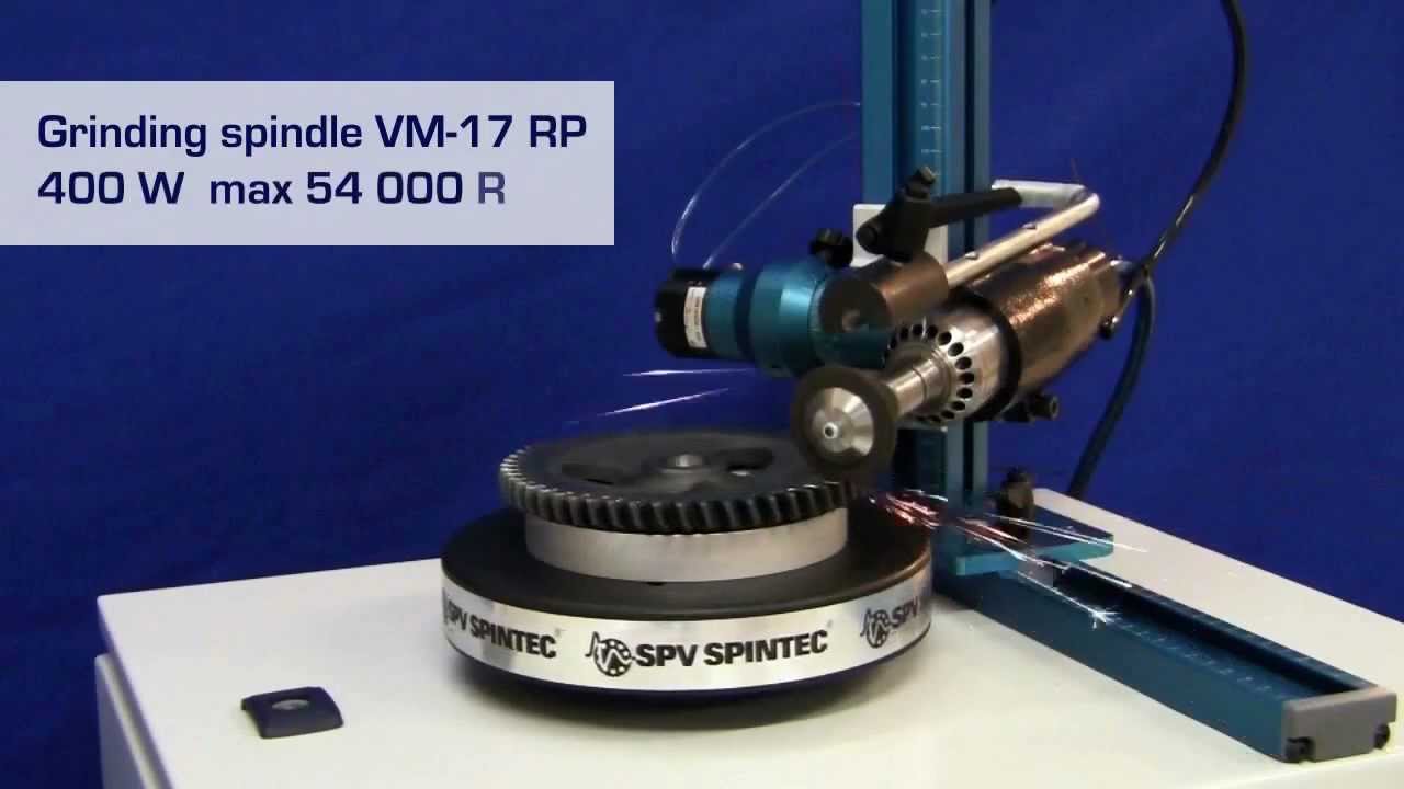 MACHINE D'EBAVURAGE SPV SPINTEC PAR LADNER - YouTube