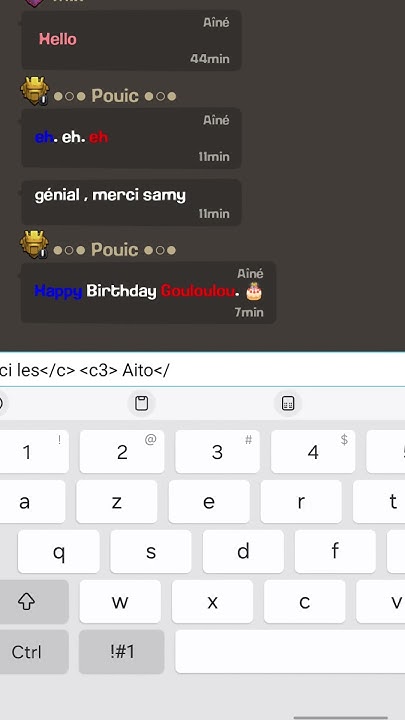 Comment Ecrire en Couleur dans le Chat de Clan Clash of Clans ...