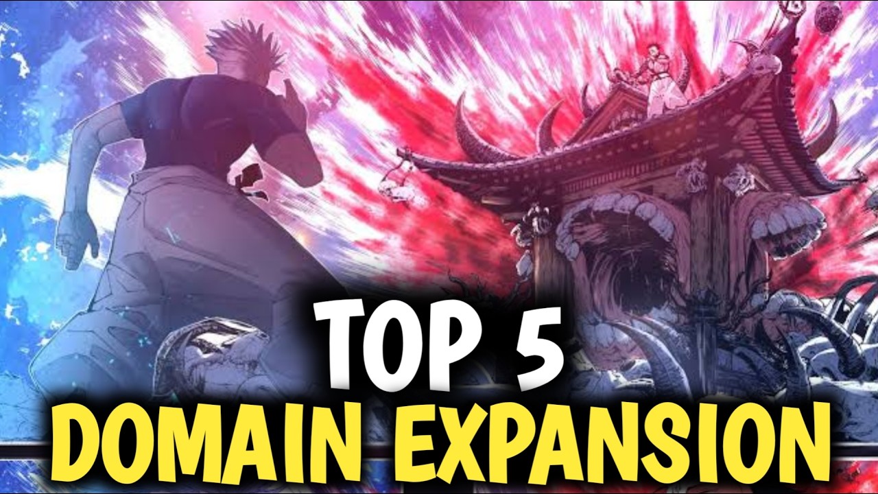 Top 5 Domain Expansion in Jujutsu Kaisen - YouTube
