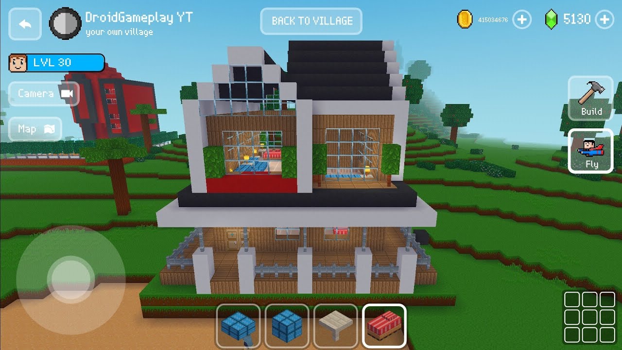 Modern House - Block Craft 3d: Building Game - YouTube