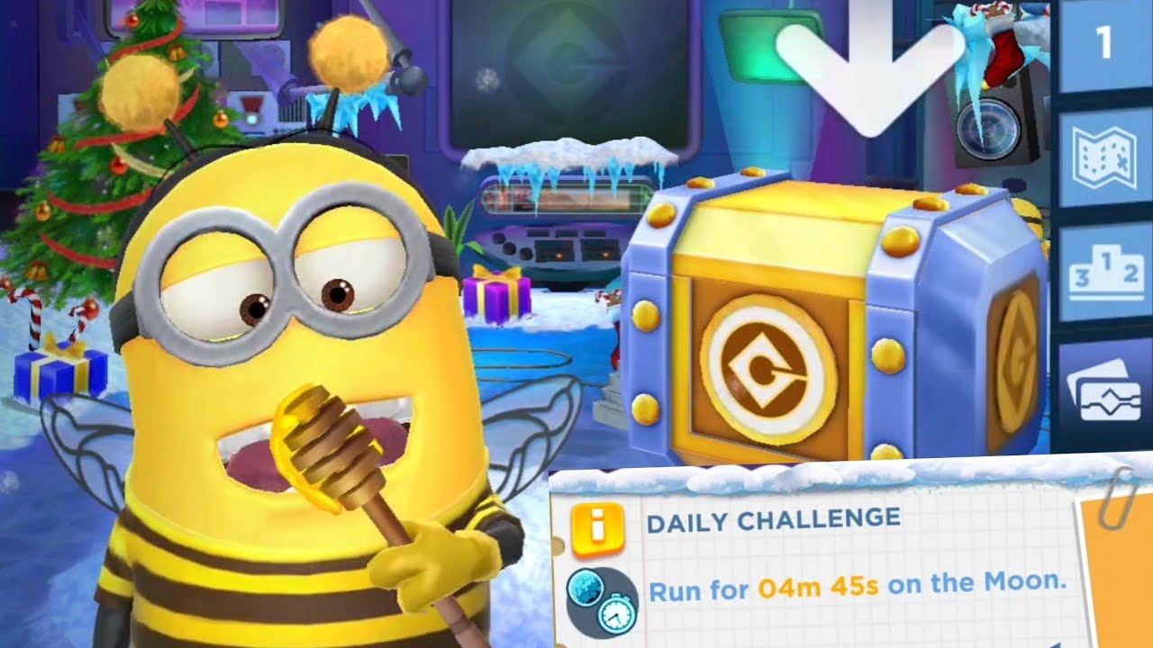 Minion Rush Daily Challenge and Daily Tasks Rewards Claim Bee Costume ...