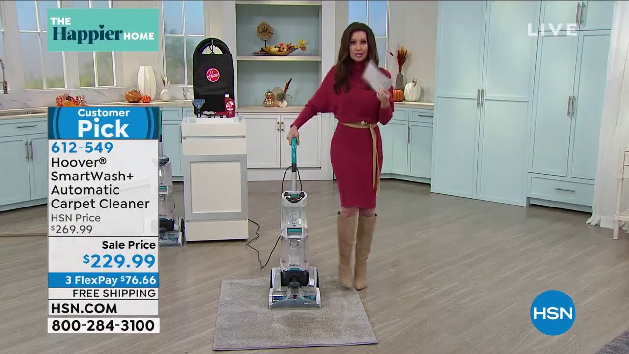 Hoover SmartWash+ Automatic Carpet Cleaner - YouTube