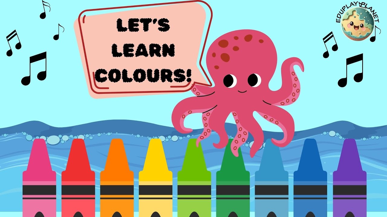 Sing-Along Colour Learning Song! Educational songs for toddlers ...
