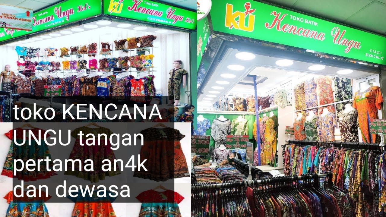 Toko Daster Kencana Ungu Tanah Abang Youtube