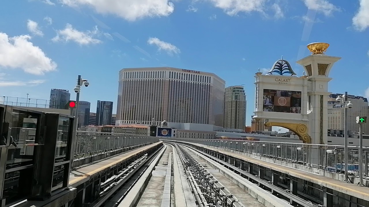 MACAU LIGHT RAIL TRANSIT TAIPA / MACAU - YouTube