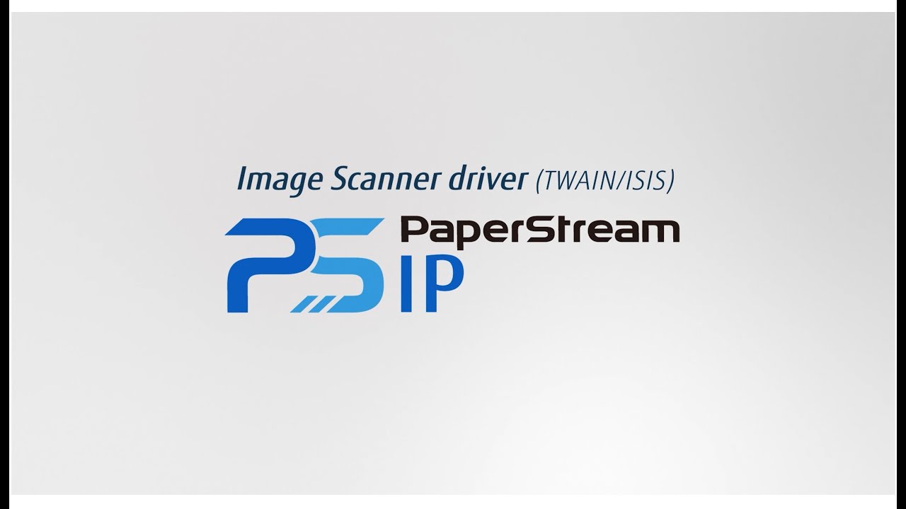 Image Scanner Driver Software Paperstream Ip Introduction Youtube