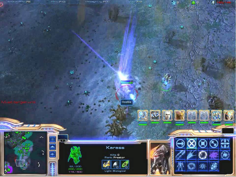 Starcraft 2 Phase Shift ability - YouTube