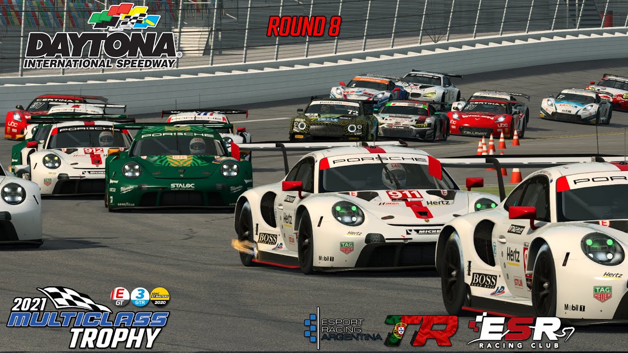 ESR, Tugas & eSRA 2021 Multi-class trophy Round 8 @ Daytona Road Course ...