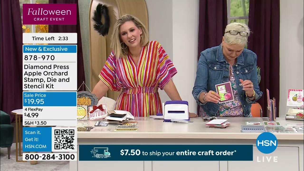 Diamond Press Apple Orchard Stamp, Die and Stencil Kit - YouTube