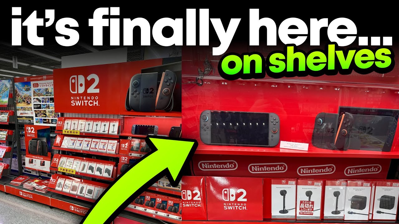 SWITCH 2 IS ON STORE SHELVES AT LAST! - YouTube