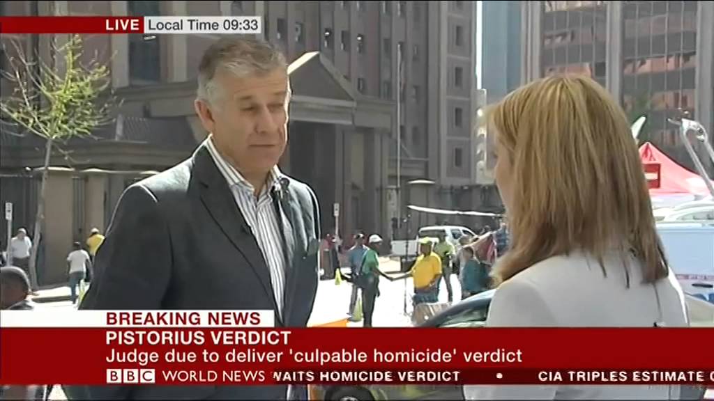 Oscar Pistorius sentencing, Karin Giannone live for BBC News - YouTube