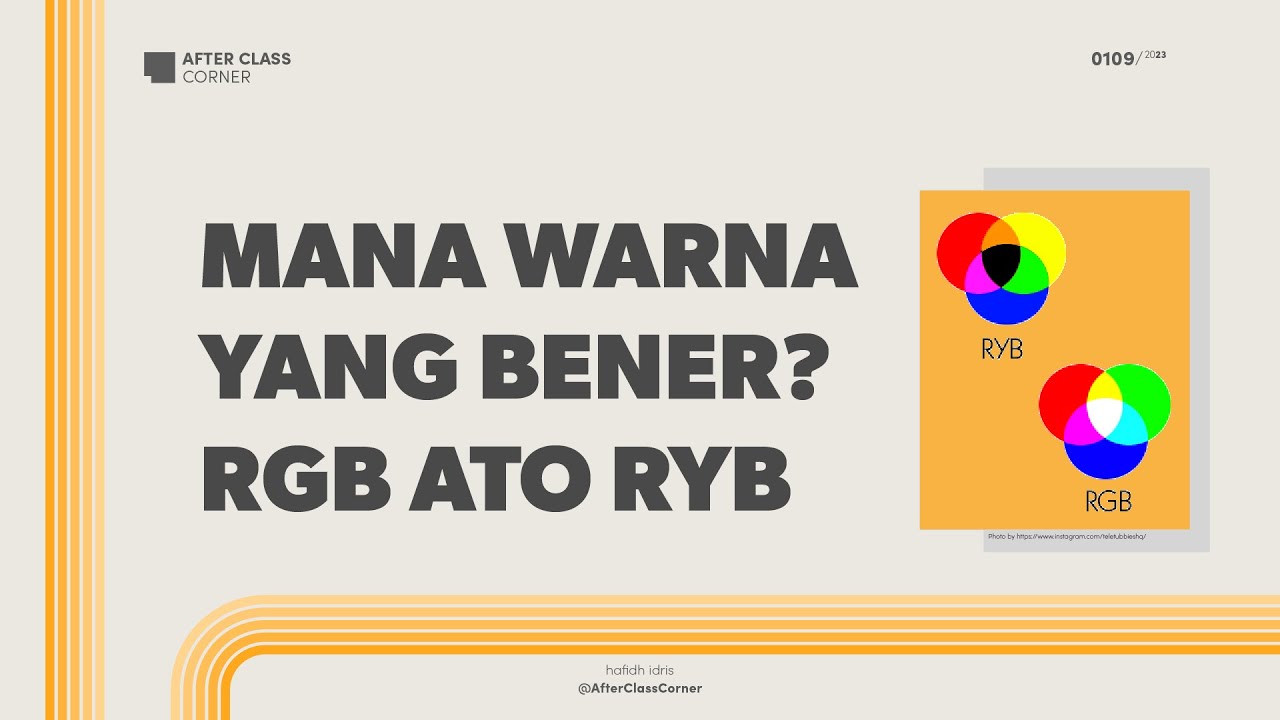 Mana warna yang bener? RGB ato RYB - YouTube