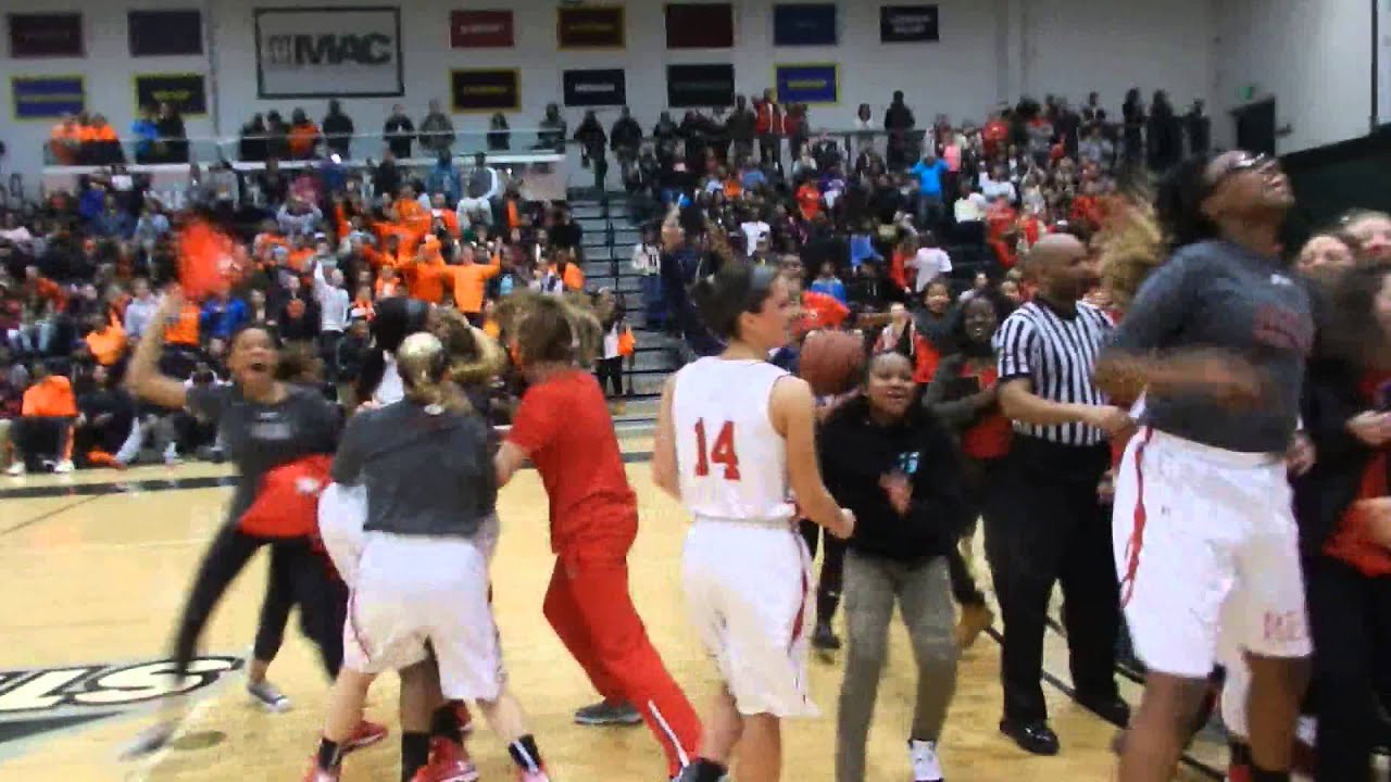 Holder interception McDonogh/Roland Park basketball IAAM A finals 2/15 ...