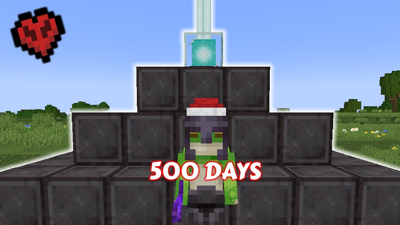 I built a Netherite Beacon in Hardcore Minecraft! - YouTube