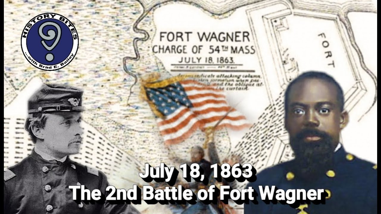 July 18, 1863 ~ The Second Battle of Fort Wagner - YouTube