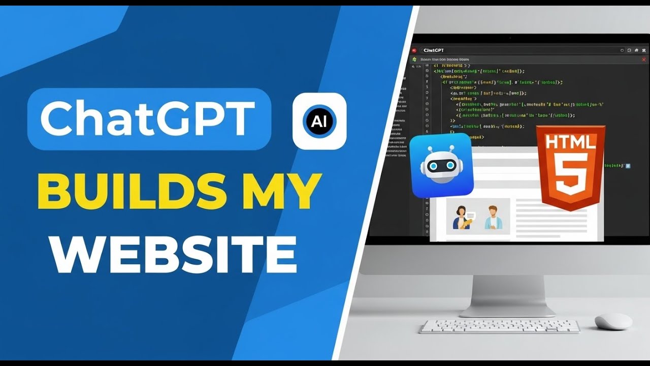 How to Create a Simple Static Website Using Only HTML | ChatGPT ...