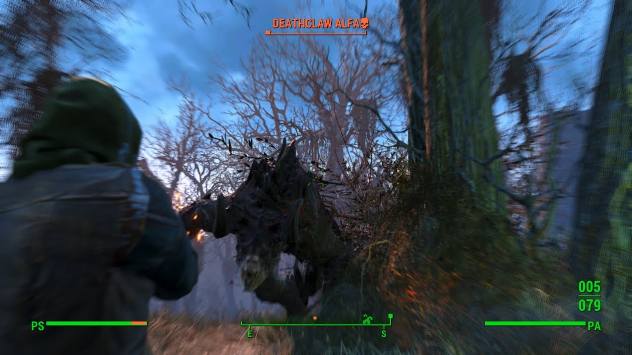 Fallout 4 Killing a Deathclaw ALPHA ! + location - YouTube