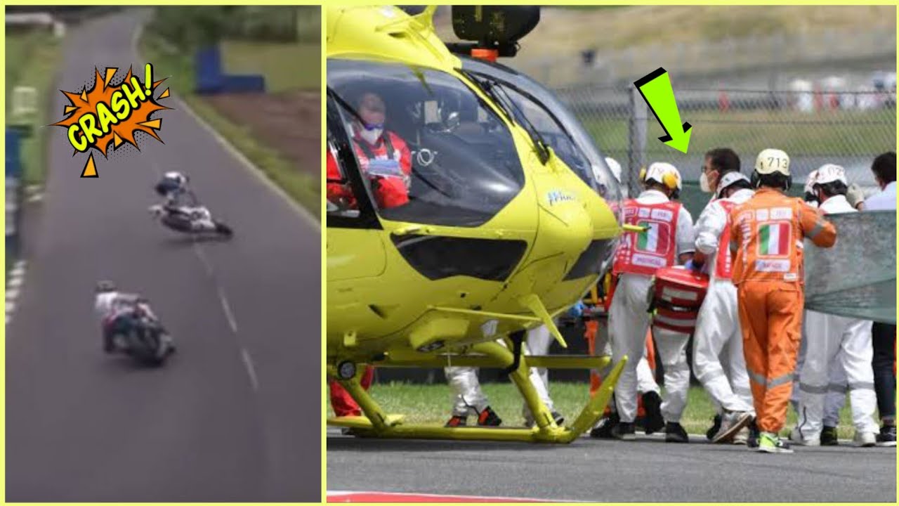 ISLE OF MAN TT crash - Davo Johnson's high-speed CRASH - AIRLIFTED to ...