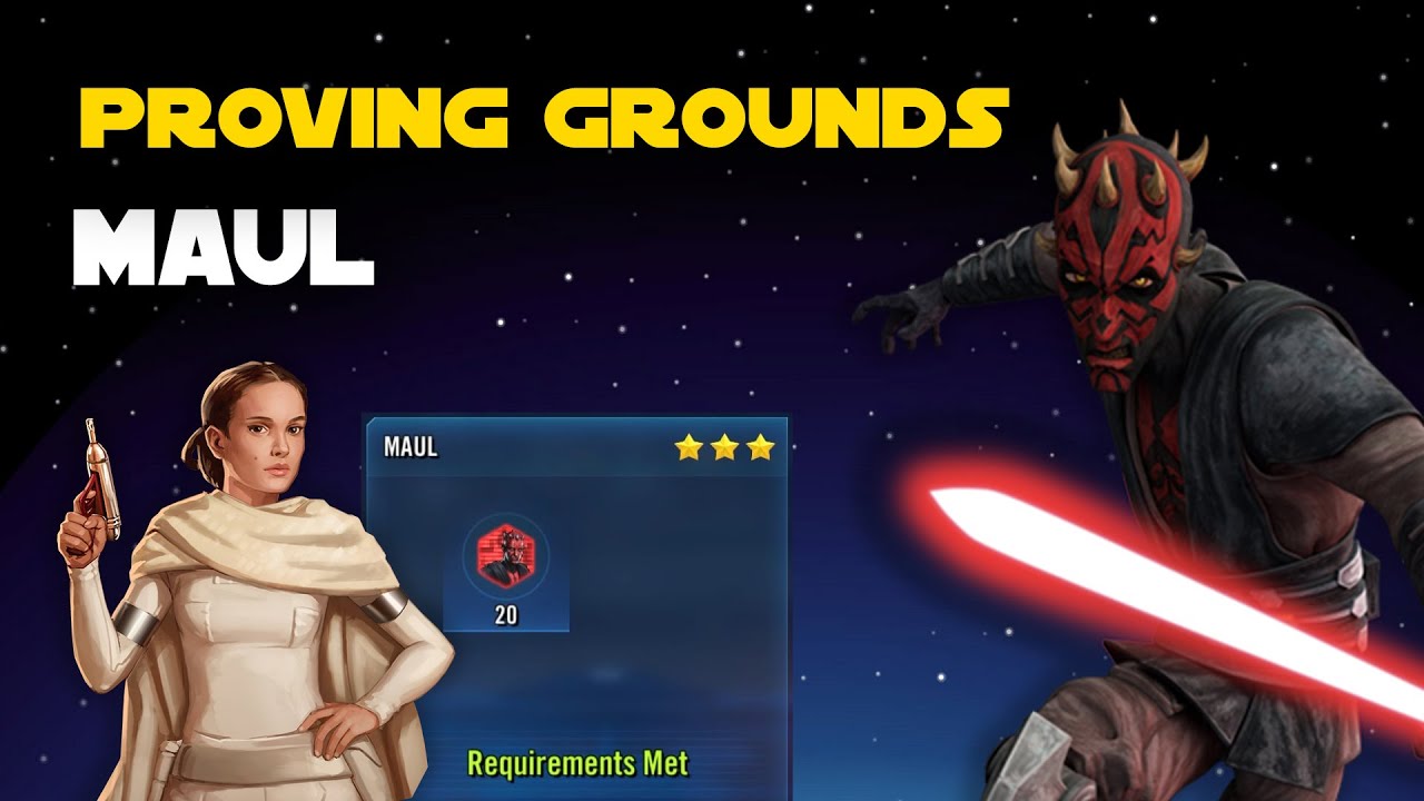 Maul - Proving Grounds: Padme vs Phoenix | SWGOH - YouTube