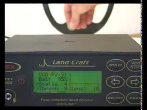 REX Detectors - Detectorul de metale Land Craft - VCO si Disc - YouTube