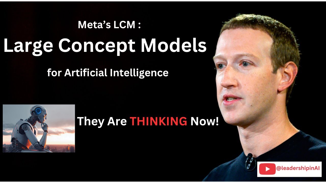Meta's STUNNING LCM Large Concept Models for Artificial Intelligence ...