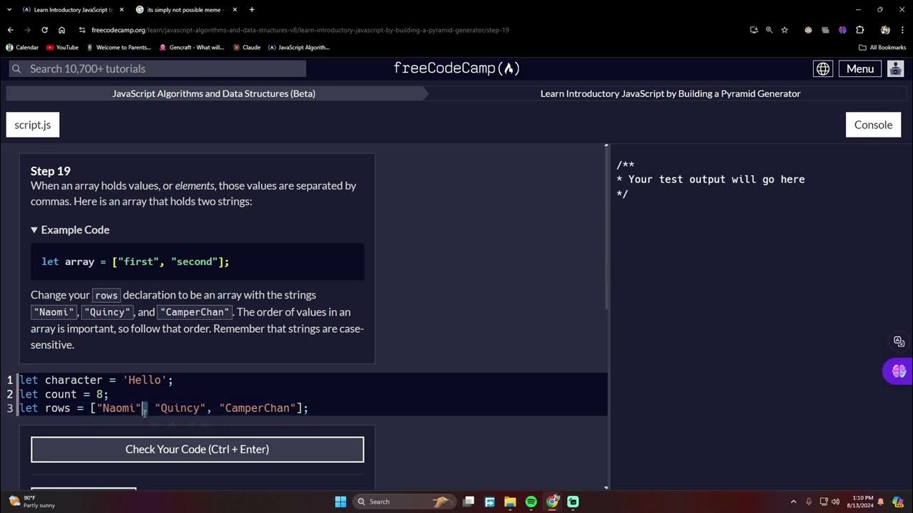 Building A Pyramid Generator Javascript 19 Youtube