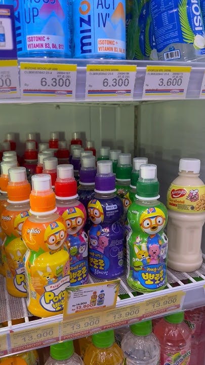 Minuman pororo #indomaret - YouTube