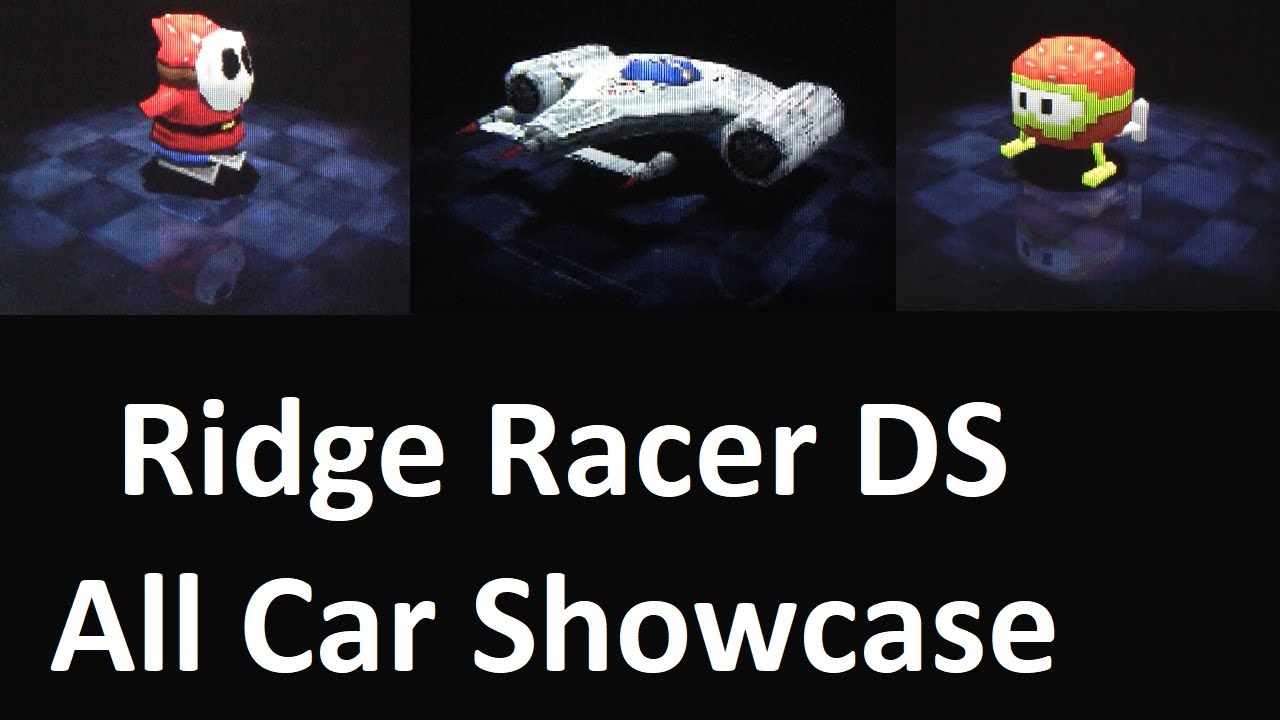 Ridge Racer DS - Virtual Garage - All Car Showcase - YouTube