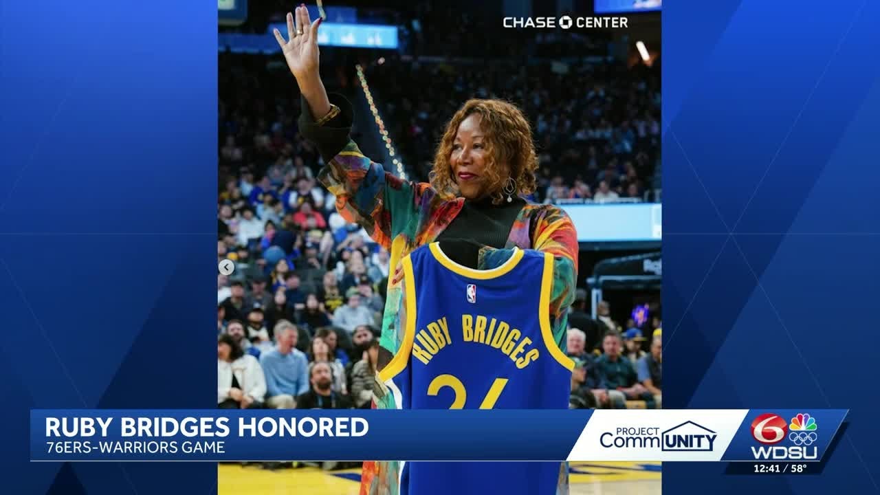 Ruby Bridges honored at Golden State Warriors game during Black History ...