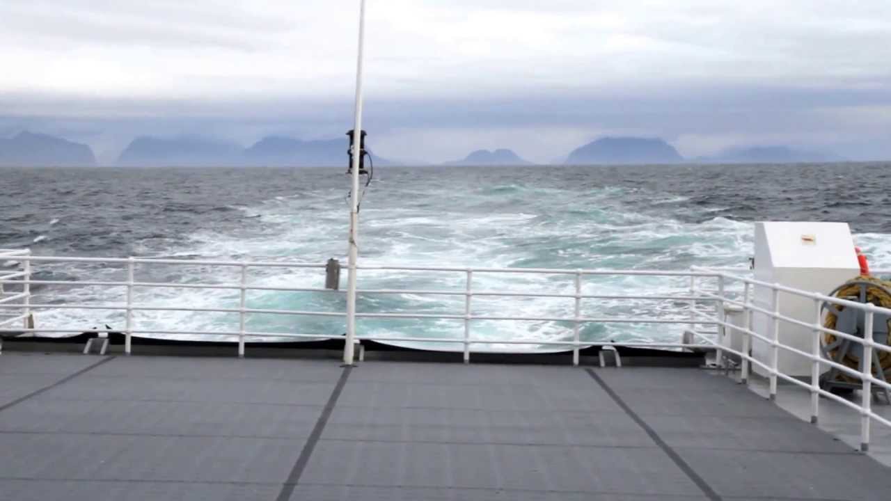 Touring Lofoten: The Moskenes-Bodø ferry - YouTube